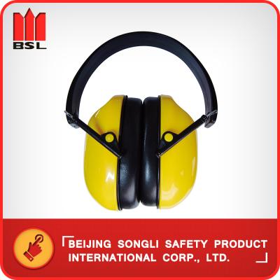 China SLE-EY21 Industrial Ear Muffs with 25dB SNR Hearing Protection - Yellow Safety Ear Protection for sale