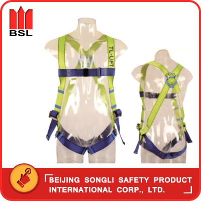 China SLB-TE5120A Safety Belt Harness with 45mm Terylene Material and 5 Adjustment Buckles for Industrial Fall Protection for sale