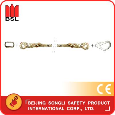 China SLB-TE6107 Safety Belt Harness with 2.2 Ton Load Capacity, 1.3-2m Polyester Rope & 55mm Hook Opening for sale