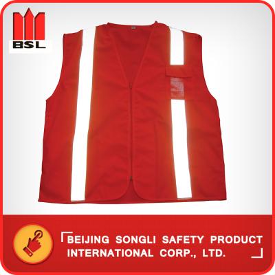 China SLJ-YP10C5/D Reflecting Safety Vest - 120g Polyester, Multiple Colors & Sizes, A/B Grade Reflective Tape for sale