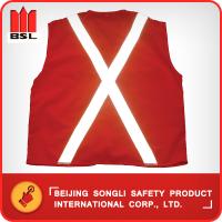 China SLJ-YP10C5/D Reflecting Safety Vest - 120g Polyester, Multiple Colors & Sizes, A/B Grade Reflective Tape for sale