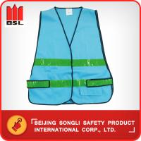 China SLJ-V2000 Reflecting Safety Vest - 120g Polyester with Prismatic Tape in Multiple Colors & Sizes for sale