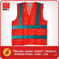 China SLJ-V002 Reflecting Safety Vest - 55g Mesh Construction with B Grade Reflective Tape in Multiple Sizes for sale