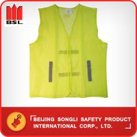 China SLJ-V201 Reflecting Safety Vest - 55g Mesh Construction with B-Grade Reflective Tape in 6 Sizes for sale