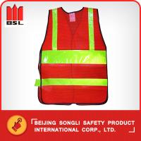China SLJ-TSM09 Reflecting Safety Vest - 55g Mesh Construction with Prismatic Tape in S/M/L/XL Sizes for sale