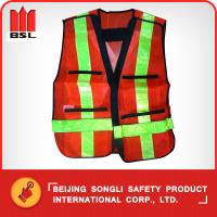 China SLJ-TSM10 Reflecting Safety Vest - 55g Mesh Construction with Prismatic Tape in S/M/L/XL Sizes for sale