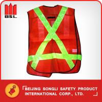 China SLJ-TSM10 Reflecting Safety Vest - 55g Mesh Construction with Prismatic Tape in S/M/L/XL Sizes for sale