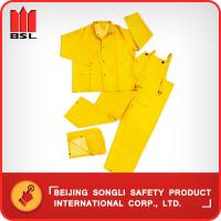 China SLF-9007 Professional Rain Suit Set - 3-Piece Waterproof Rainwear with 0.26-0.35mm Thickness Options in 100D-200D Materials for sale