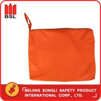 China SLF-9110 Industrial Rain Suit Set - 2-Piece Orange Safety Rainwear with Reflective Tape for sale