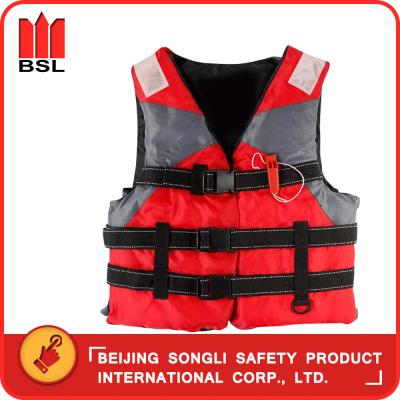 China SLM-Y6 Life Jacket with 100N Buoyancy and Reflective Tapes - 58x45x5cm Safety Flotation Device for sale