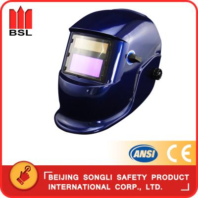 China SKW-EH-603 Auto Darkening Welding Mask with 1/30000s Switching Speed and 92x42mm View Area for sale