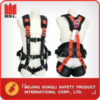 China SLB-JE138141B Safety Harness with 45mm Terylene Webbing, 6 Adjustment Buckles and 3 D-Rings for Industrial Fall Protection for sale