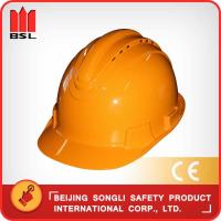 China SLH-P-6 PE/ABS Safety Helmet EN397 Certified - 390g to 422g Weight with 8-Point Suspension for sale