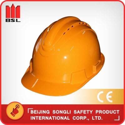 China SLH-P-6 PE/ABS Safety Helmet EN397 Certified - 390g to 422g Weight with 8-Point Suspension for sale