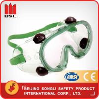 China SLO-CPG61V Safety Goggle with 1.7mm Polycarbonate Lens, CE/ANSI Certified, 4-Valve Anti-Fog System for sale