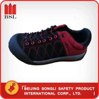 China EN ISO 20345 Steel Toe Safety Shoes SLS-2018J Suede Leather Size 37-46 Heat Resistant 300C for sale