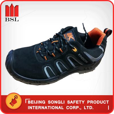 China SLS-2018L Safety Shoes Steel Toe PU Sole EN ISO 20345 Size 37-46 for sale