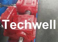 China Colored Steel Barrier Roll Forming Machine with Cr12 Cutter for sale