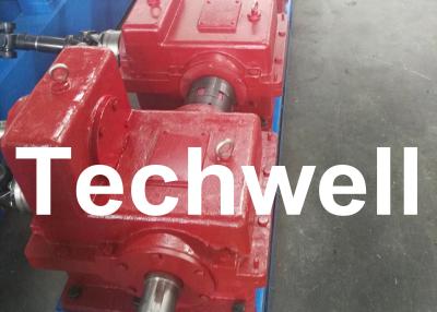 China Colored Steel Barrier Roll Forming Machine with Cr12 Cutter for sale