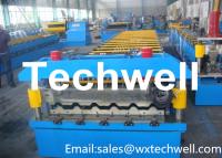 China Thickness 0.3 - 0.7mm Roof Roll Forming Machine With Working Speed 0 - 20 m / min for sale