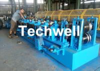 China Quick Interchangeable G.I Coil / Carbon CZ Purlin Roll Forming Machine With Touch Screen for sale