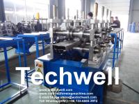 China Galvanized 1.5mm Thick Cnc Rack Roll Forming Machine for sale