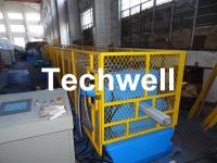 China Galvanized Steel Sheet Square Rainwater Downpipe Roll Former For 80mm, 100mm Or 120mm Coil Width for sale