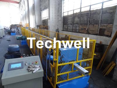 China Steel Rainwater Square Downspout Roll Forming Machine for Metal Rainspout Profile for sale