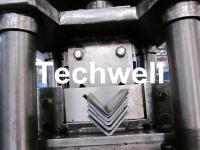 China Steel Angle / L Profile Cold Roll Forming Machine With Manual Decoiler for G.I. Steel Coil for sale