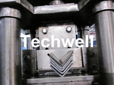 China Steel Angle / L Profile Cold Roll Forming Machine With Manual Decoiler for G.I. Steel Coil for sale