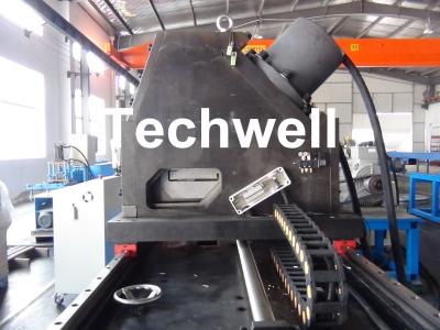 China U Profile Purlin Roll Forming Machine With Hydraulic Cutting Device Hydraulic Station for sale
