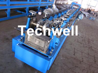 China Steel Structure C Shaped Purlin Roll Forming Machine for Making C Purlin Profile by Chain Drive for sale