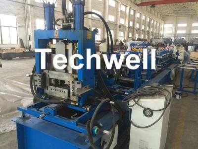 China Quick Interchangeable C / Z Purlin Roll Forming Machine for Making C / Z Shaped Purlin Sheet for sale