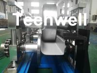 China U Shaped Seamless Gutter Machine , Gutter Roll Forming Machine For Making Steel Rainwater Gutter for sale