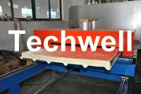 China PU Insulated Cold Roll Forming Machine For Making Sandwich Panels for sale