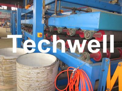 China Rock Wool Insulated Sandwich Panel Cold Roll Forming Machine 0 - 4.05 m / Min Speed for sale