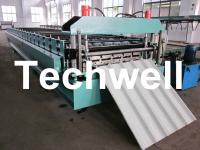 China High Speed IBR Roof Sheeting Roll Forming Machine For Chromadeck Roofing for sale