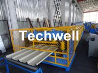 China High Grade 45# Axis Iron Metal Roof Profile Sheet Roll Forming Machine With 0 - 15 m/min Speed for sale