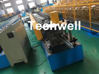 China 1.0-3.0mm Coil Thickness , PLC Frequency Control Guide Rail Cold Roll Forming Machine for sale