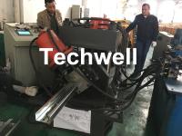 China Carbon Steel , Galvanized Coil C Section / channel Roll Forming Machine With 1.5-3.0mm Thickness for sale