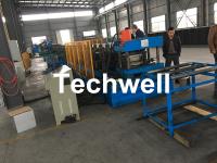China Hydraulic Pre - Punching Ladder Cable Tray Making Machine 0-15m/min for sale