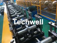 China Galvanized Steel Profile Roller Shutter Door Guide Rail Cold Roll Forming Machine for sale