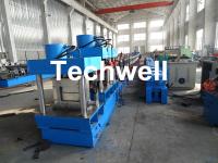China High Frequency PLC Control C / Z Purlin Roll Forming Machine , C Channel Roll Forming Machine for sale