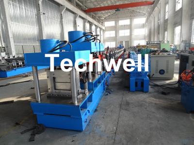 China High Frequency PLC Control C / Z Purlin Roll Forming Machine , C Channel Roll Forming Machine for sale