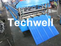 China TW-18-228.5-914 Roof and Wall Cladding Roll Forming Machine With Hydralic Cutting and PLC Control for sale