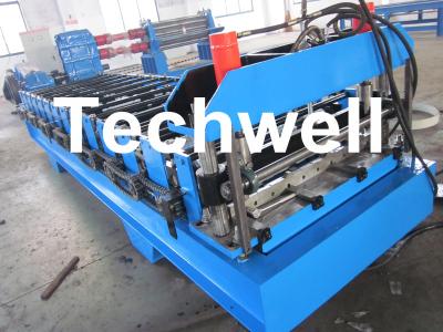 China TW-18-271.7-814 Roof Panel Profile Sheet Roll Forming Machine With 14 Forming Stations for sale