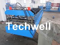 China Galvanised / Color Steel Roofing Sheet Roll Forming Machine with Chain Transmission for sale