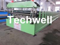 China PBR Roof Panel Sheet Roll Forming Machine With 18 Forming Stations and Hydraulic Cutting for sale