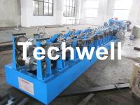 China Automatic Control C / Z Purlin Roll Forming Machine With Auto Punching and Cutting for sale
