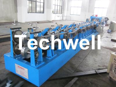 China Automatic Control C / Z Purlin Roll Forming Machine With Auto Punching and Cutting for sale